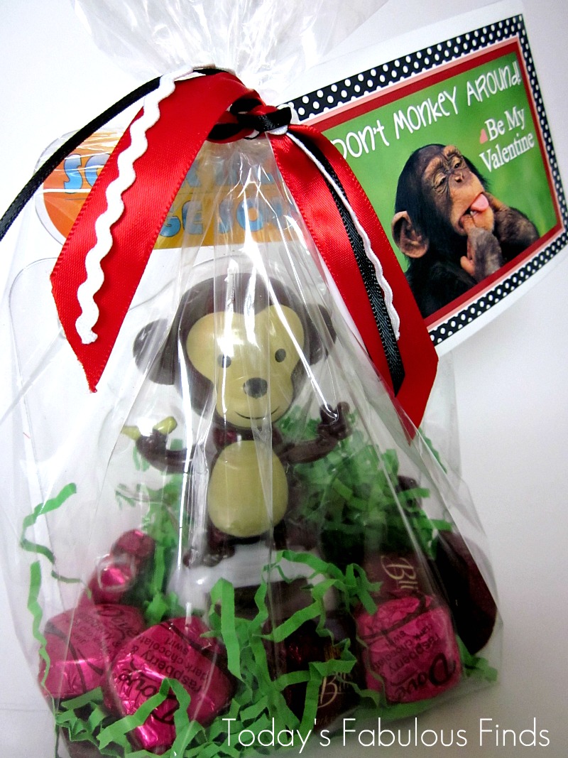 Today's Fabulous Finds: Dancing Monkey Gift Idea w/Printable Gift Bag ...