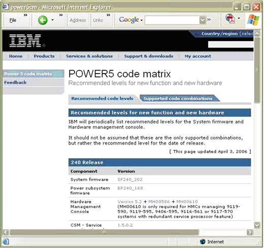 AIX Knowledge Base: Upgrading Firmware on System P5