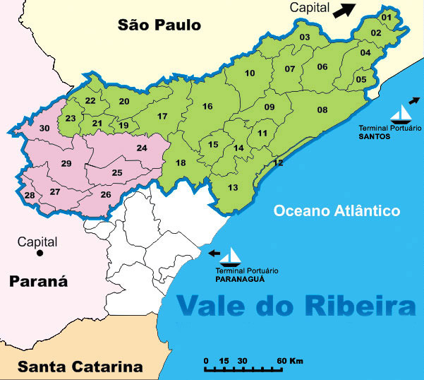 BLOG DO PROFESSOR MARCIANO DANTAS: O VALE DO RIBEIRA