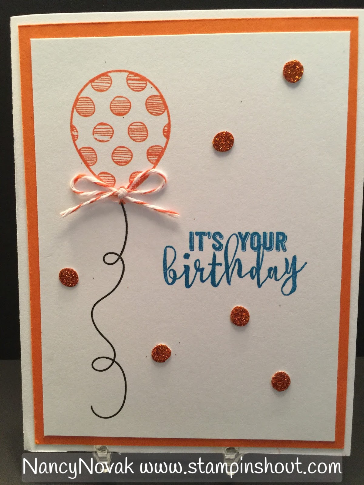 STAMPINSHOUT stampinshout@gmail.com: BALLOON POP UP CARD