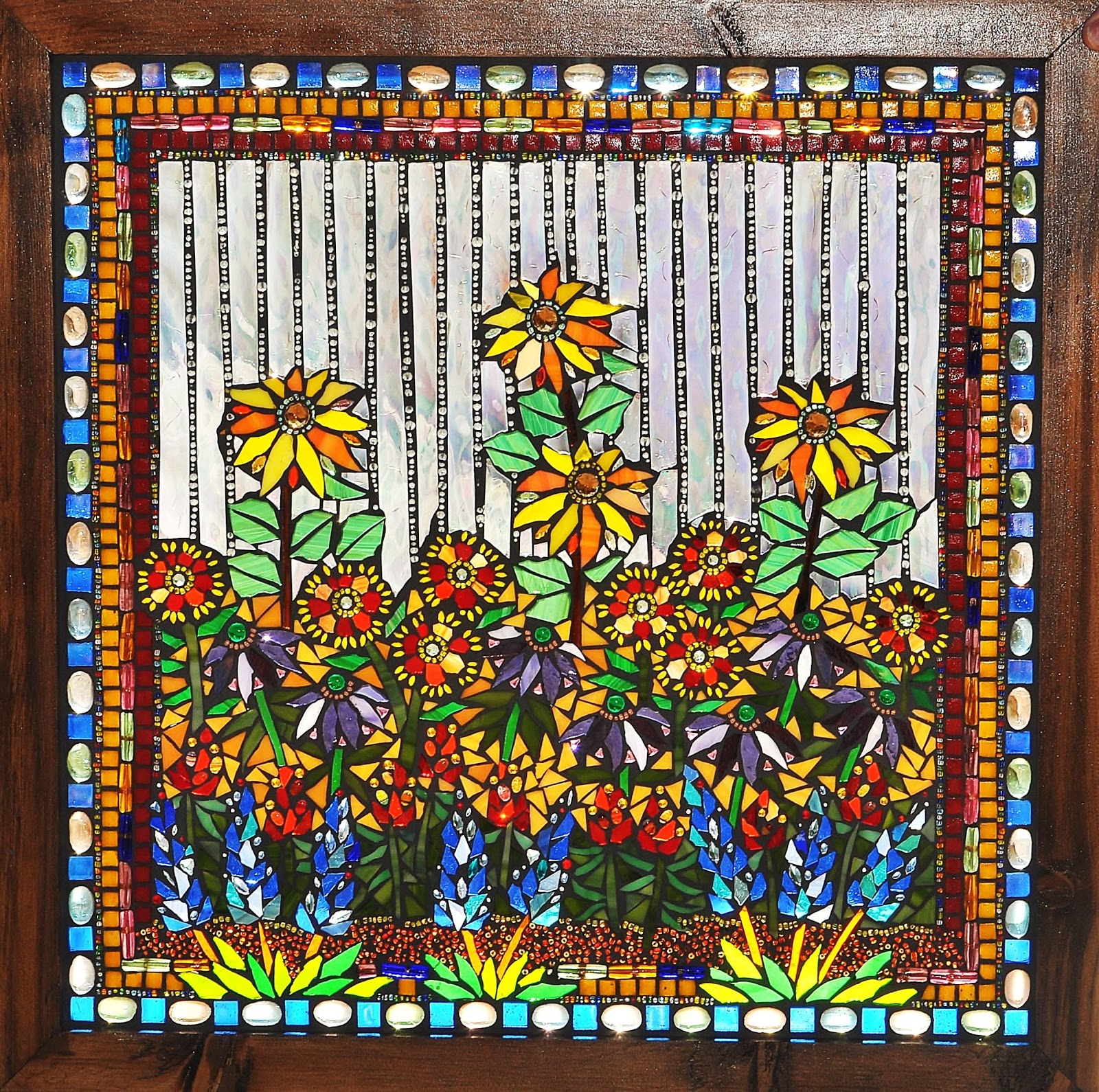 Kathleen Dalrymple - Glass Artist: "Floral Explosion" - glass on glass ...