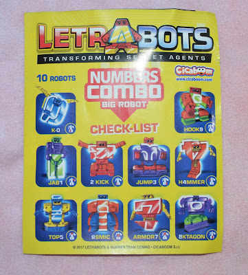 La Creatività di Anna!!!: LETRABOTS NUMBERS COMBO BIG ROBOT
