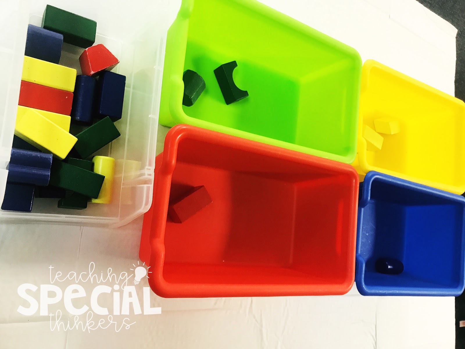 Color Matching and Color Sorting Work Tasks | Teaching Special Thinkers ...