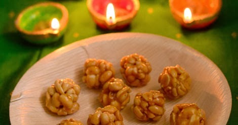 Kadalai Urundai-Peanut Jaggery Balls Recipe-Kadalai Mittai (chikki ...
