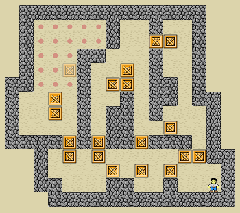 Sokoban: Sokoban lessons - Storage: One entrance
