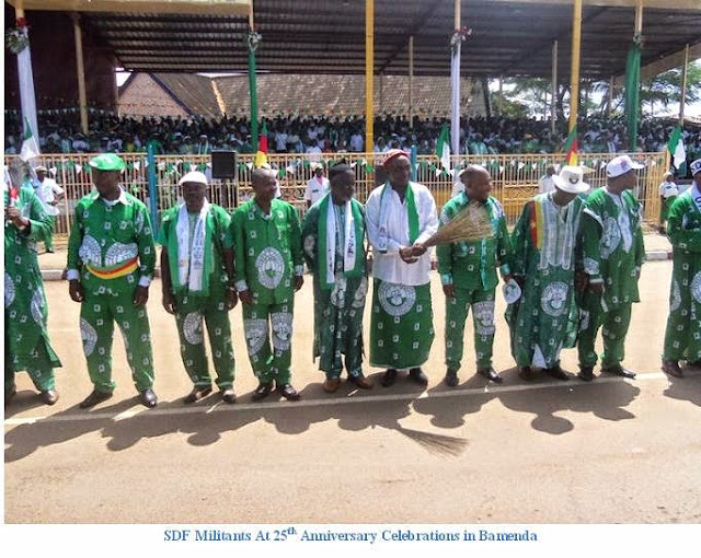 TOBBY VISION COMPUTERS : Social Democratic Front (SDF) Party 25th ...