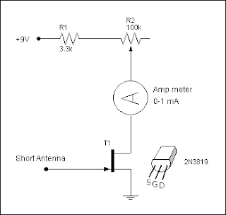 Simple Electro meter circuit | Electronic Circuits Diagram