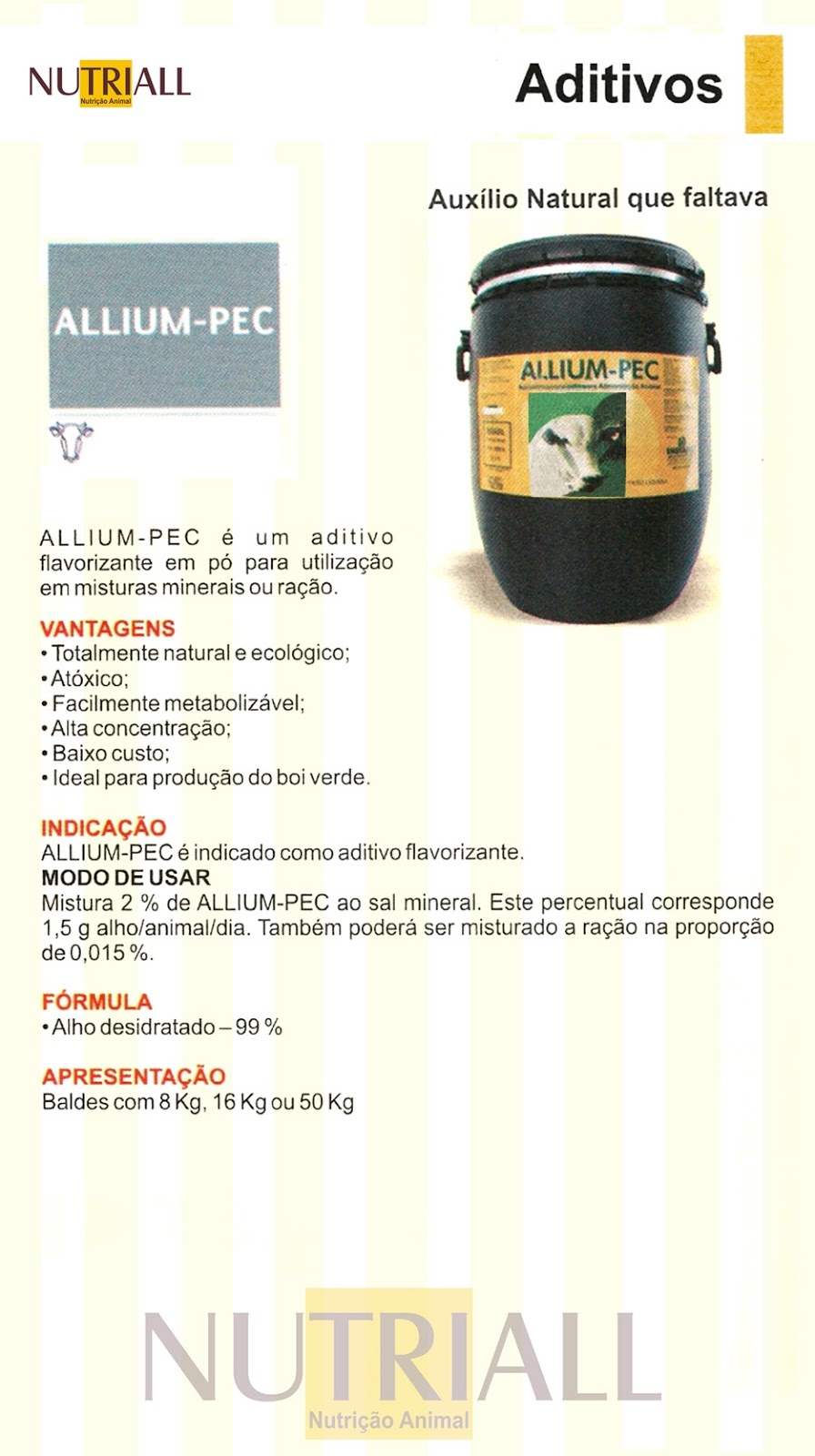 Nutrial Agropecuária - A mais de 11 anos oferecendo uma estrutura ...