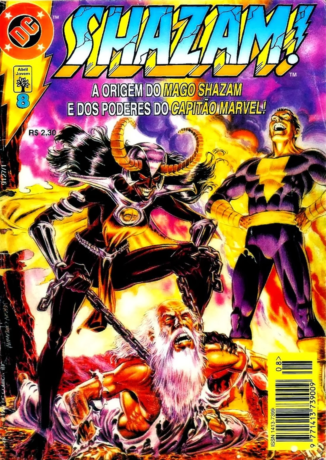 ROCK & QUADRINHOS SCANS: SHAZAM 8(ED.ABRIL)-JUNHO DE 1997