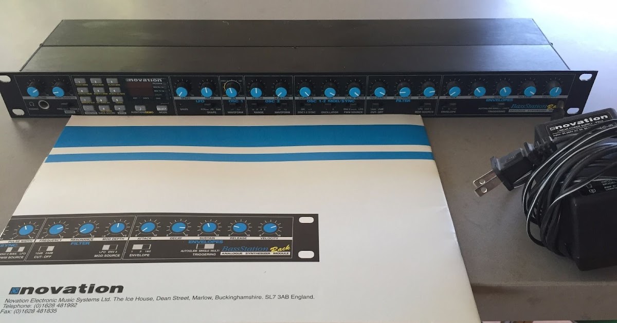 MATRIXSYNTH: Novation BassStation Rack Analogue Synthesizer