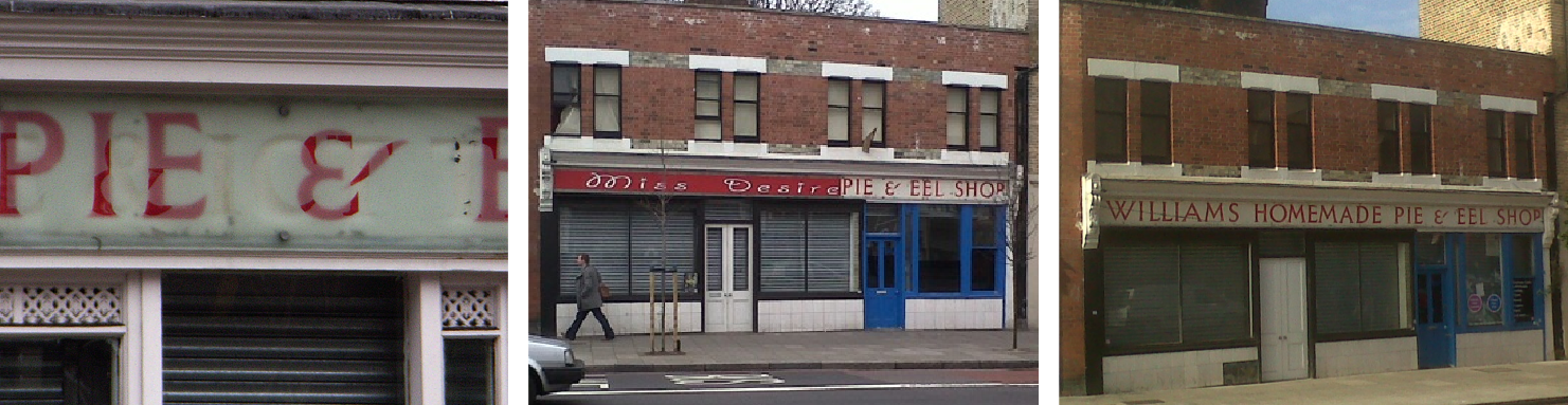 Jane's London: 'Williams Homemade Pie & Eel Shop' sign is finally ...