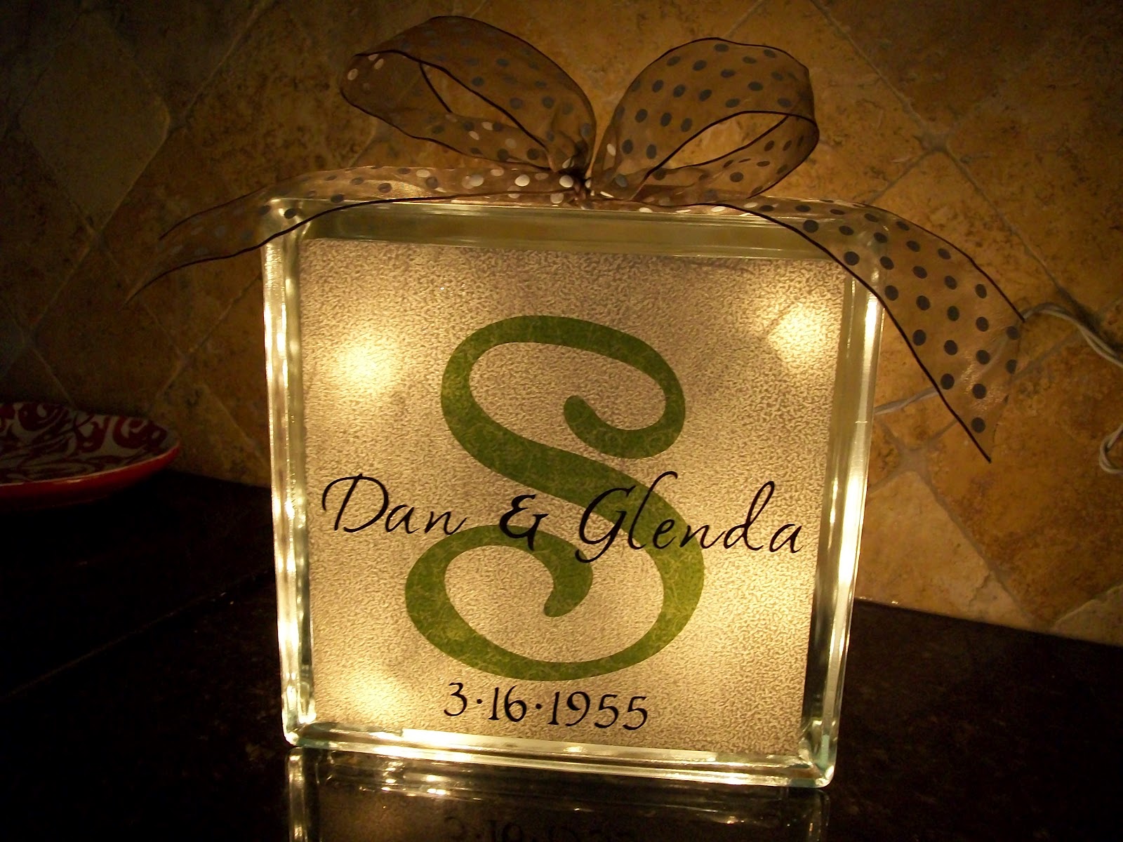 Creative Touches to Everyday items...: Wedding Glass Blocks