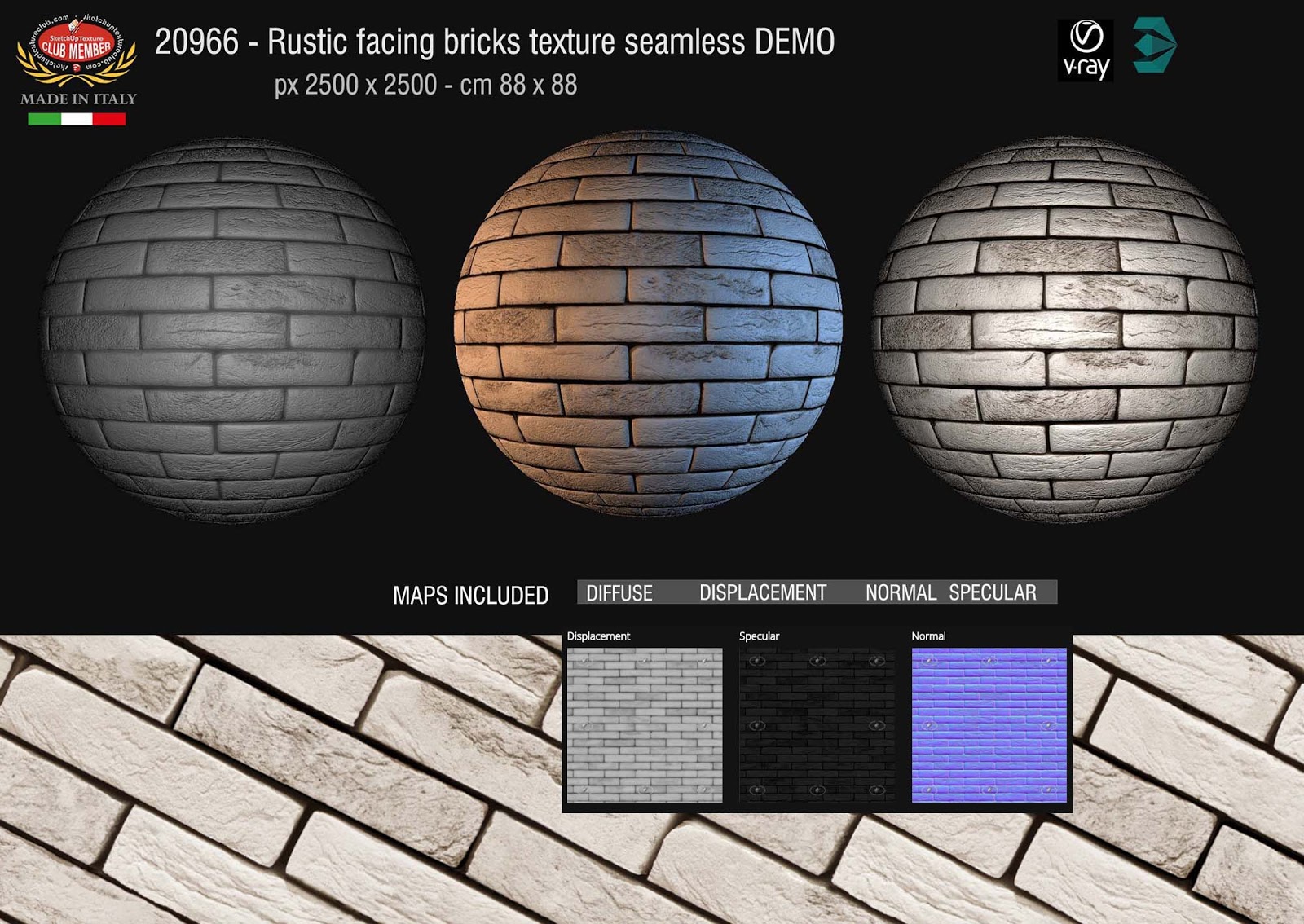 New amazing Facing bricks textures seamless and maps