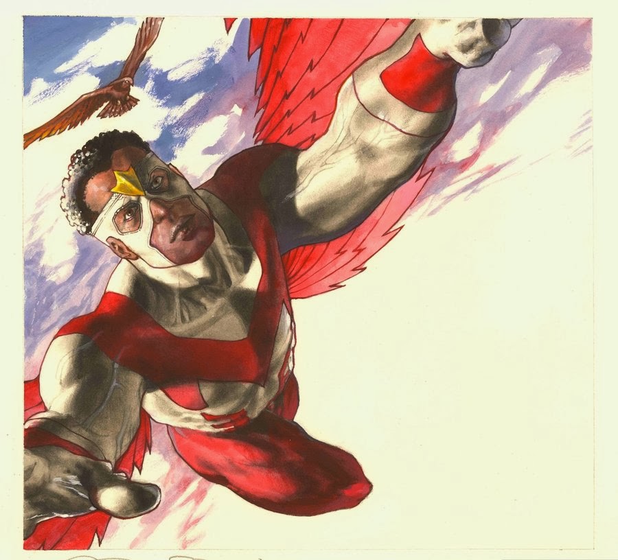 Fashion and Action: Falcon Friday - Classic Comic Costume Style!