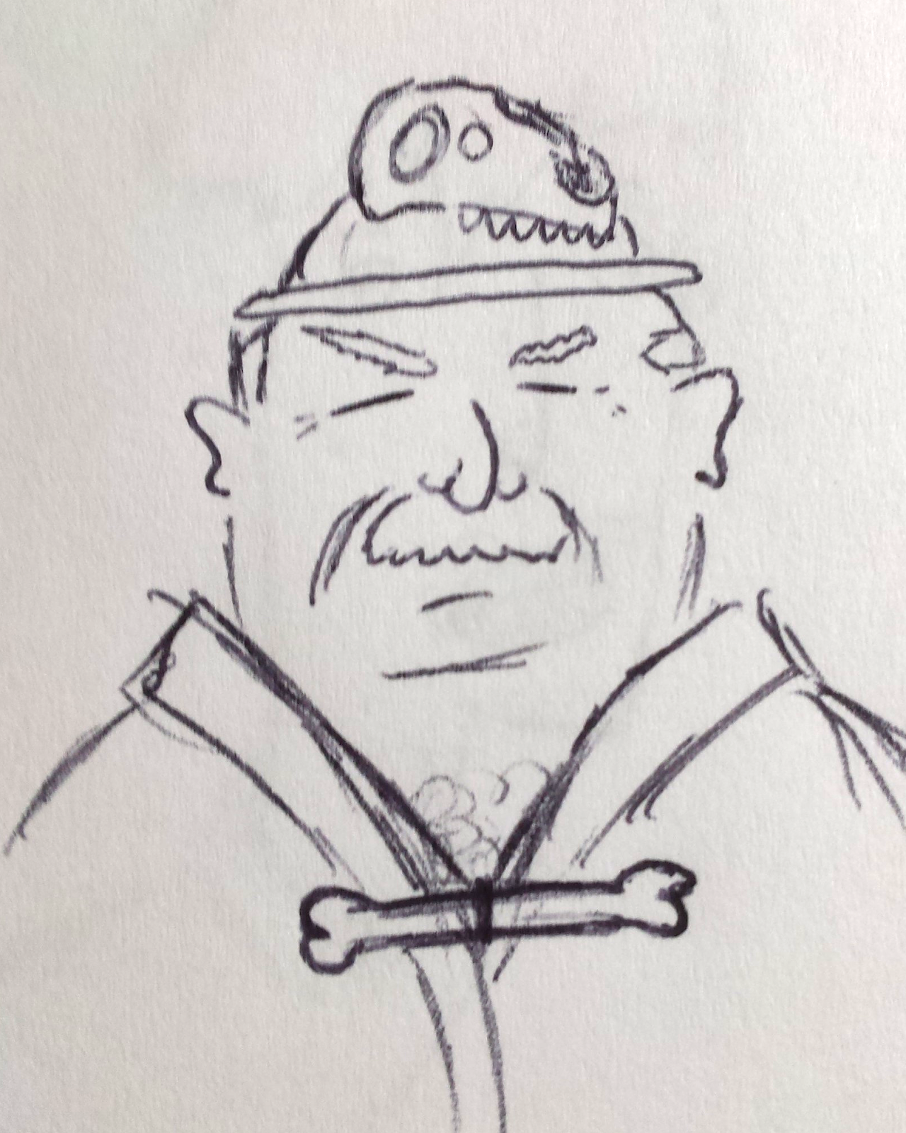 Paper Elemental: OSR Class: Skeleton Wizard