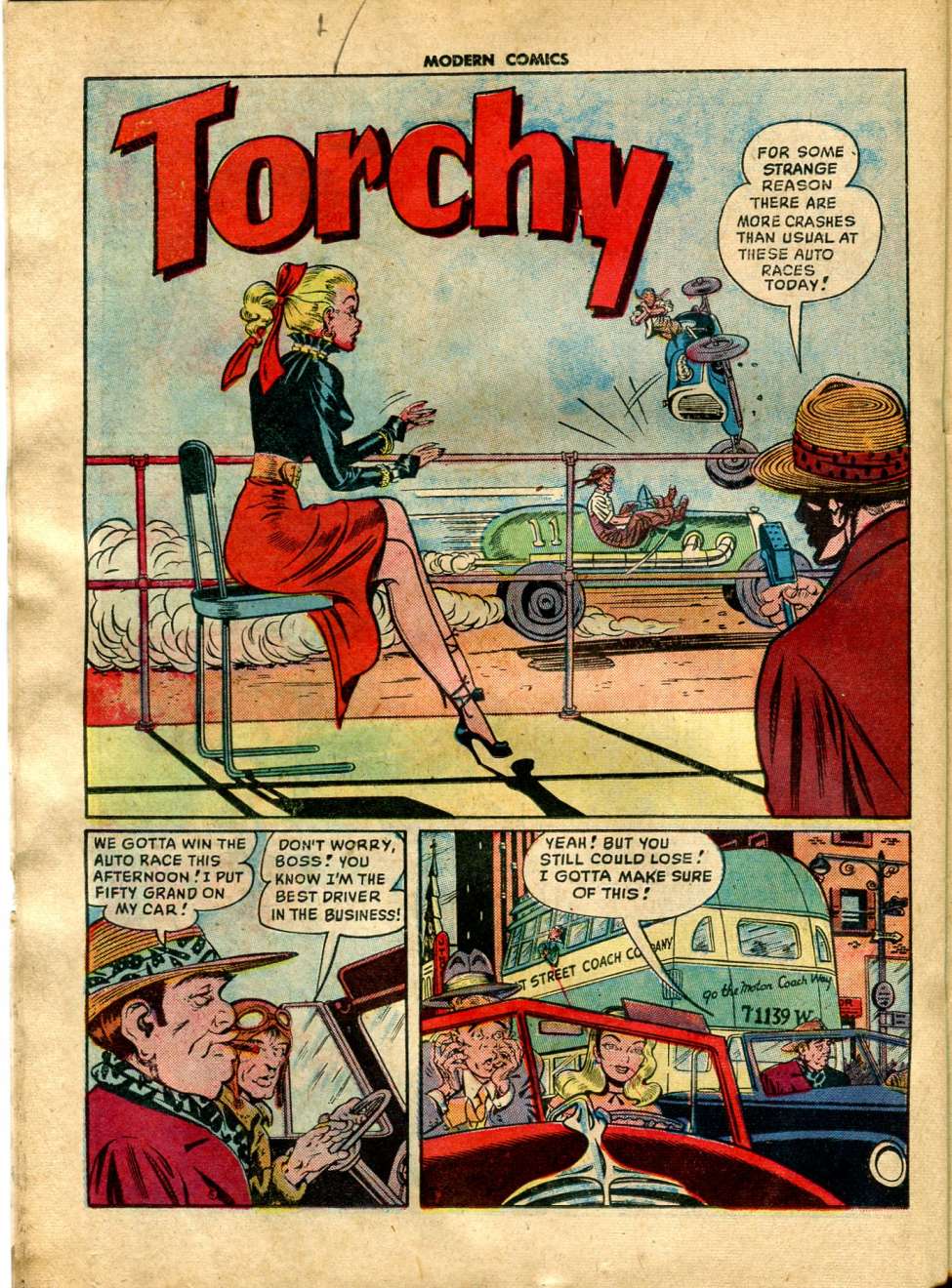 Ominous Octopus Omnibus: Torchy - MODERN COMICS #90