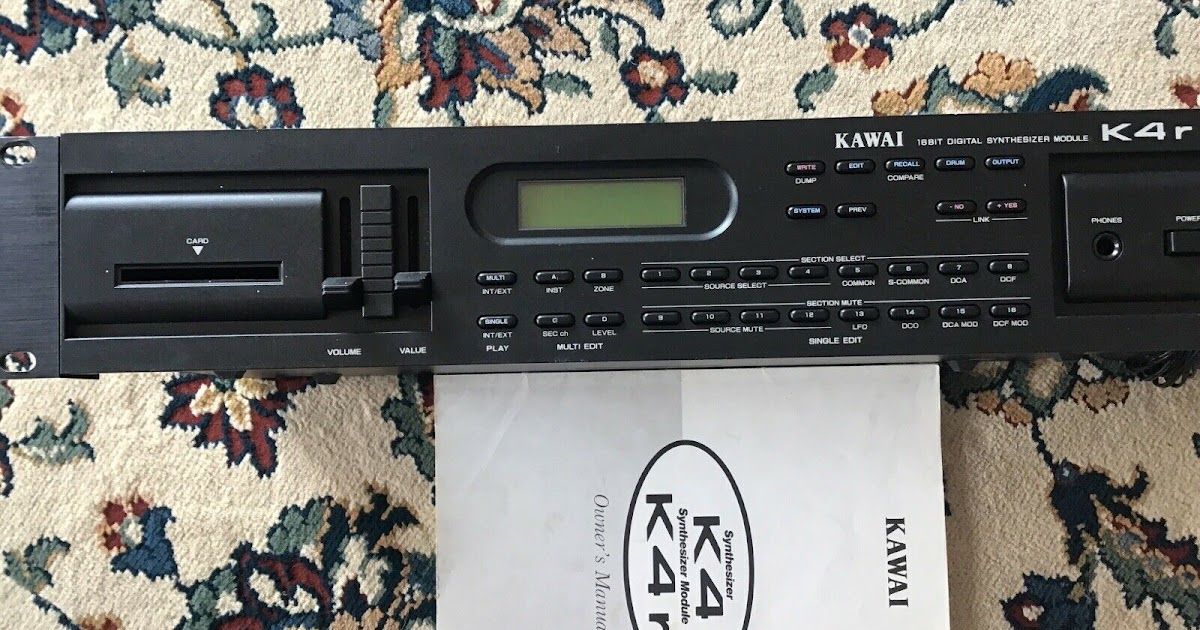 MATRIXSYNTH: Kawai K4R Rack 16-bit Digital Synthesizer