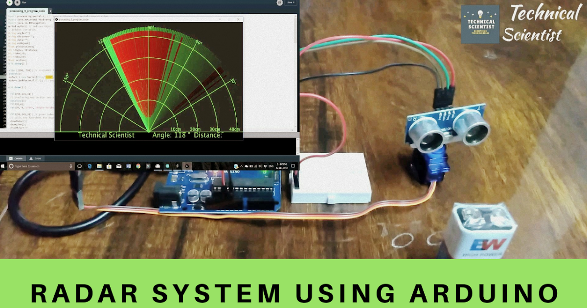 Radar System Using Arduino Programing Code