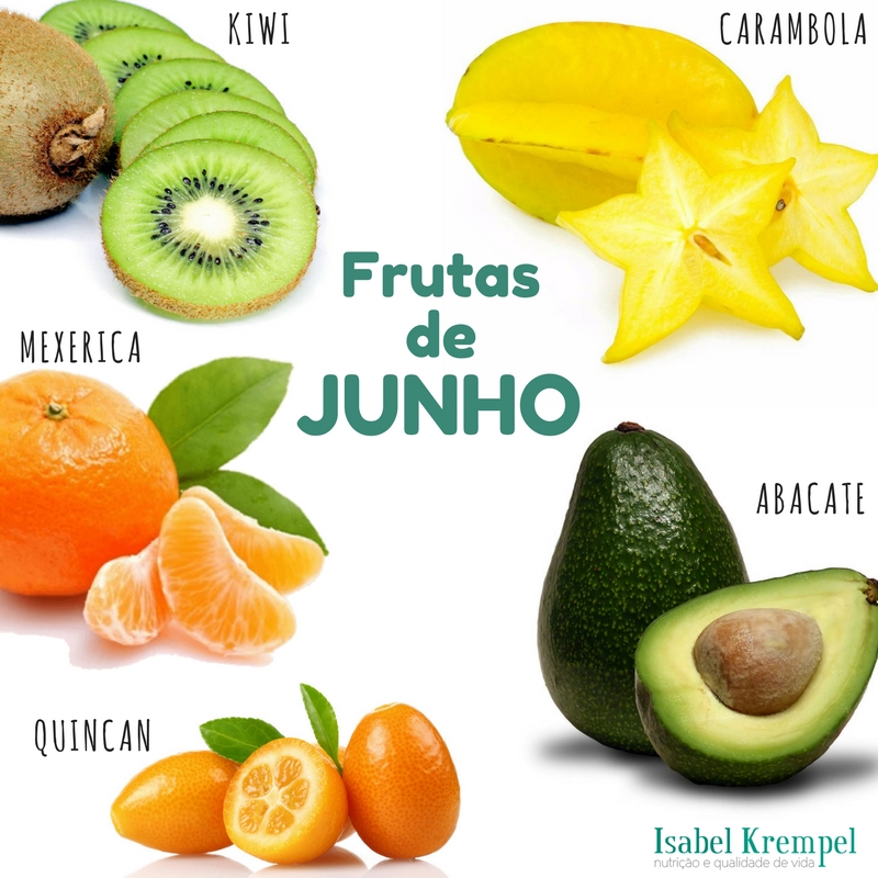 Nutricionista Isabel Krempel: Frutas de Junho