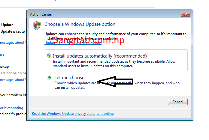Windows Update Setting | Sangitab Blog | Collection of Audio Books ...
