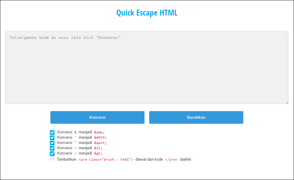 Cara Membuat Widget Quick Parse Html 