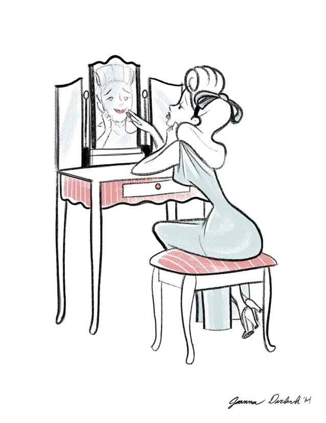 Joanna Davidovich's Art & Animation Blog: Illustration Friday: Vanity