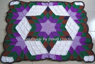 Dinah Crochet: Crochet Prairie Star Afghan~tutorial