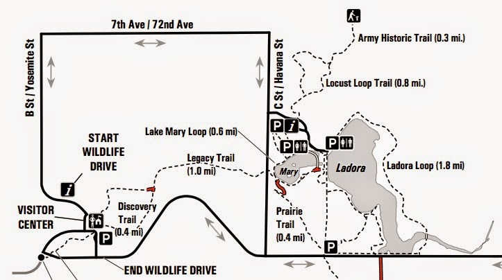 Rocky Mountain Arsenal National Wildlife Refuge: Lake Ladora Loop