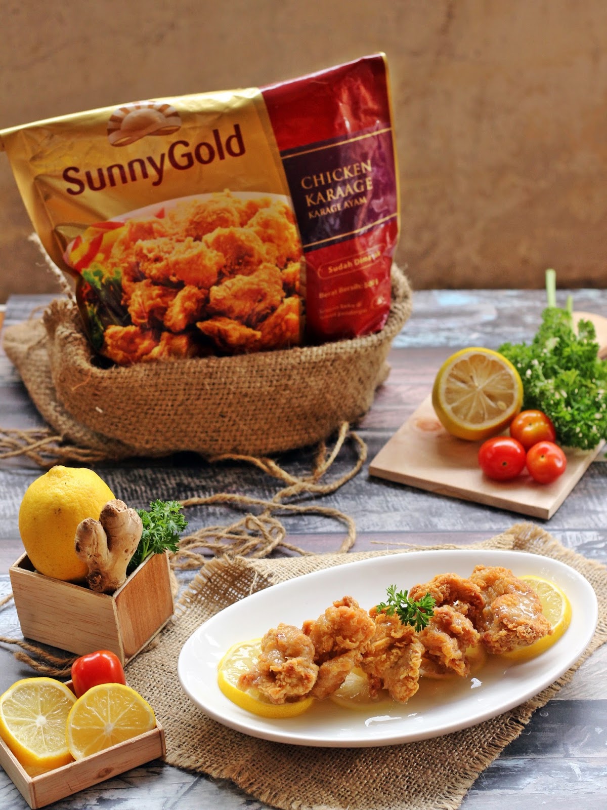 Kreasi Asik Bersama Sunny Gold : Chicken Karaage with Honey Lemon Sauce ...