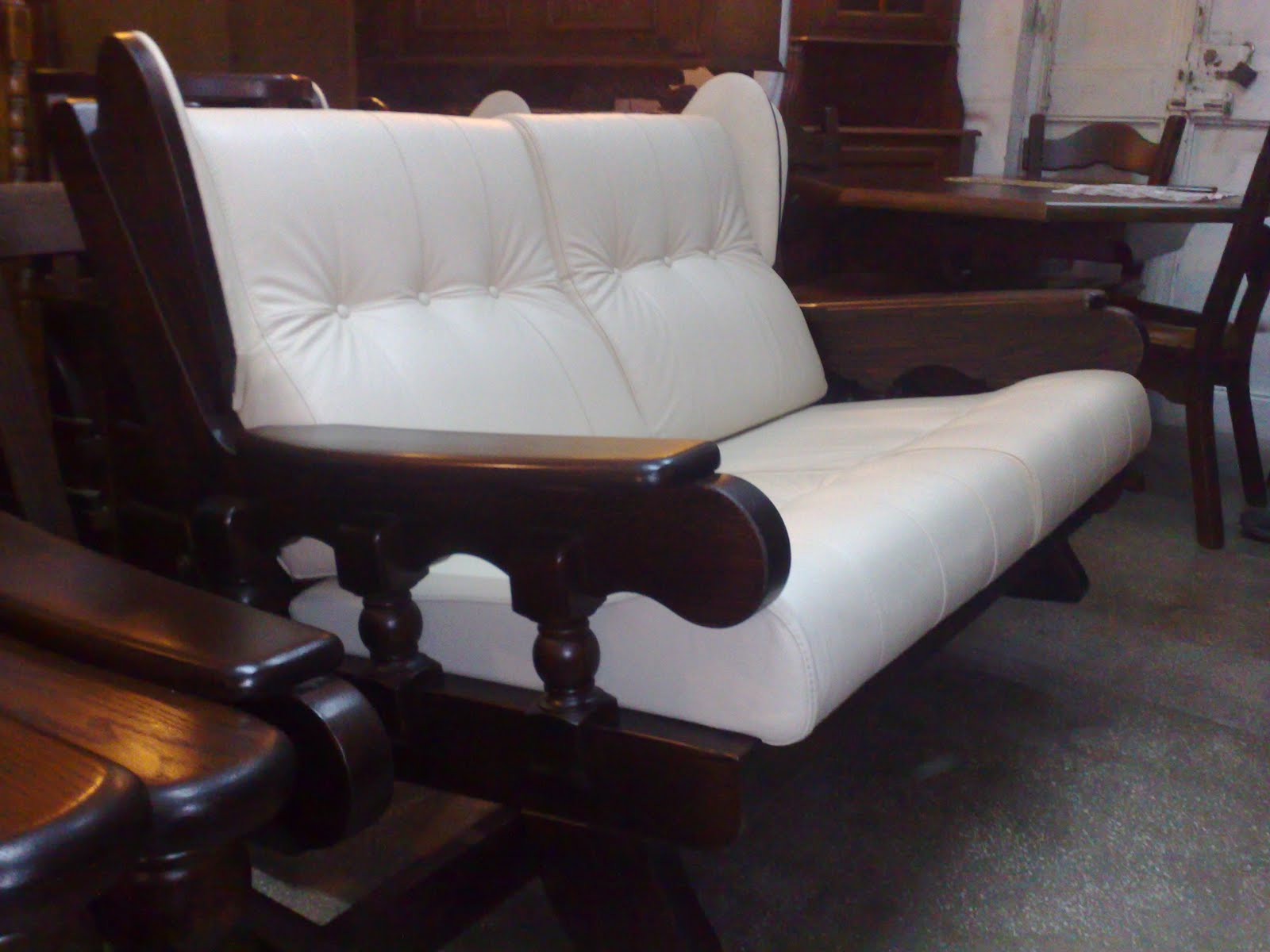 Mobila Second Hand: Seturi canapele si fotolii din lemn masiv