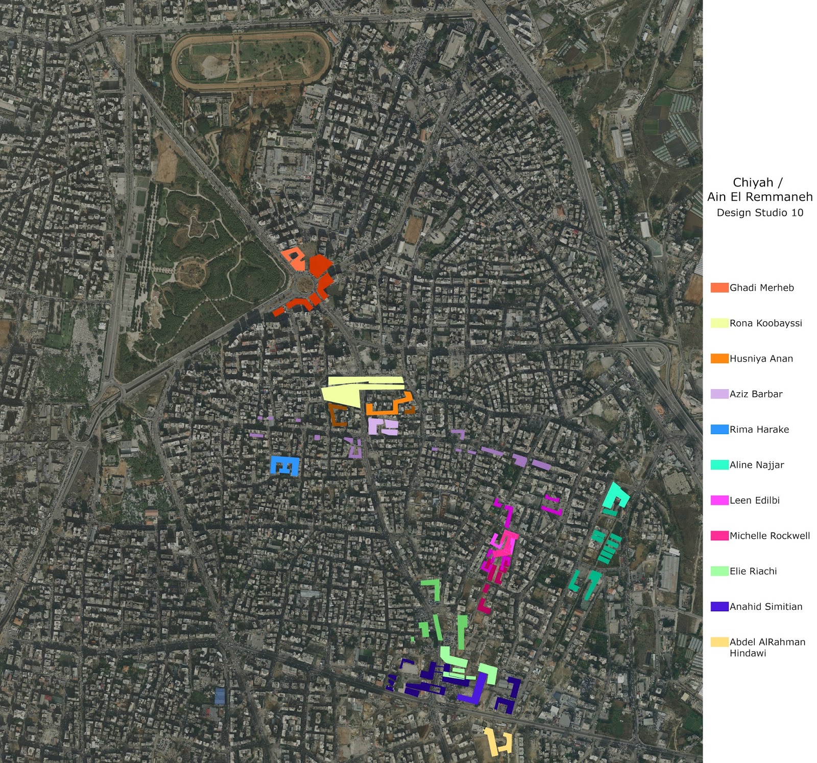 The Green Line of Beirut: Urban Study and Architectural Interventions