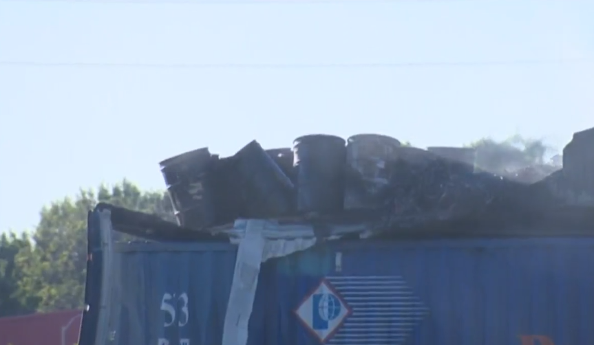 MEC&F Expert Engineers : Union Pacific train car carrying used Lithium ...