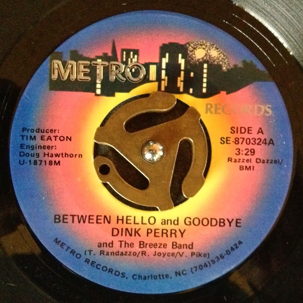 VINYL from SOULTOWN: DINK PERRY AND THE BREEZE BAND / BETWEEN HELLO AND ...