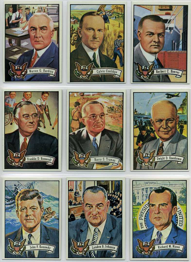 Dodgers Blue Heaven: Collection: 1972 Topps US Presidents Card Set