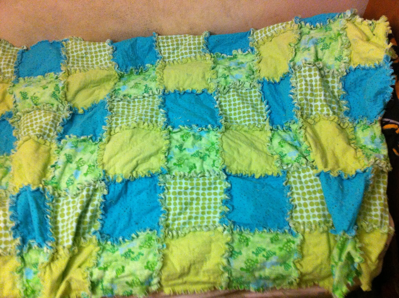 oh.. katy made it!: Adventures in rag quilting.