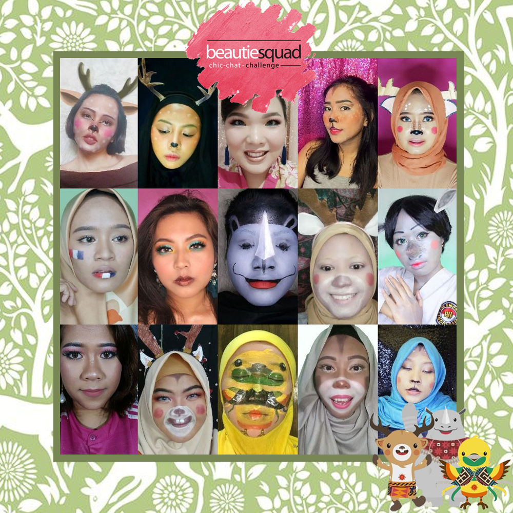 Asian Games Maskot Makeup Collaboration Feat BEAUTIESQUAD