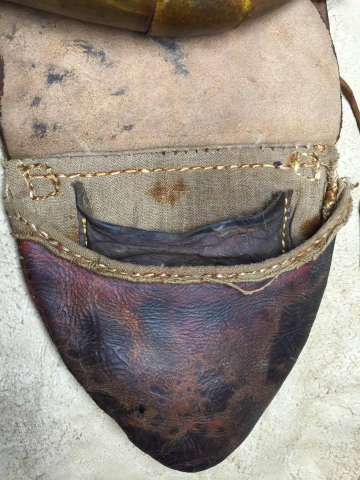 Contemporary Makers: Hunting Pouch anad Powder Horn Set by Lawrence ...