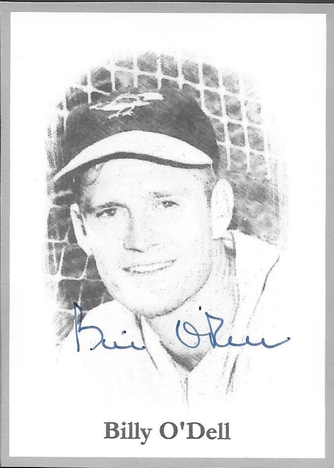 foul bunt: A TTM Success From Billy O'Dell and a Trade