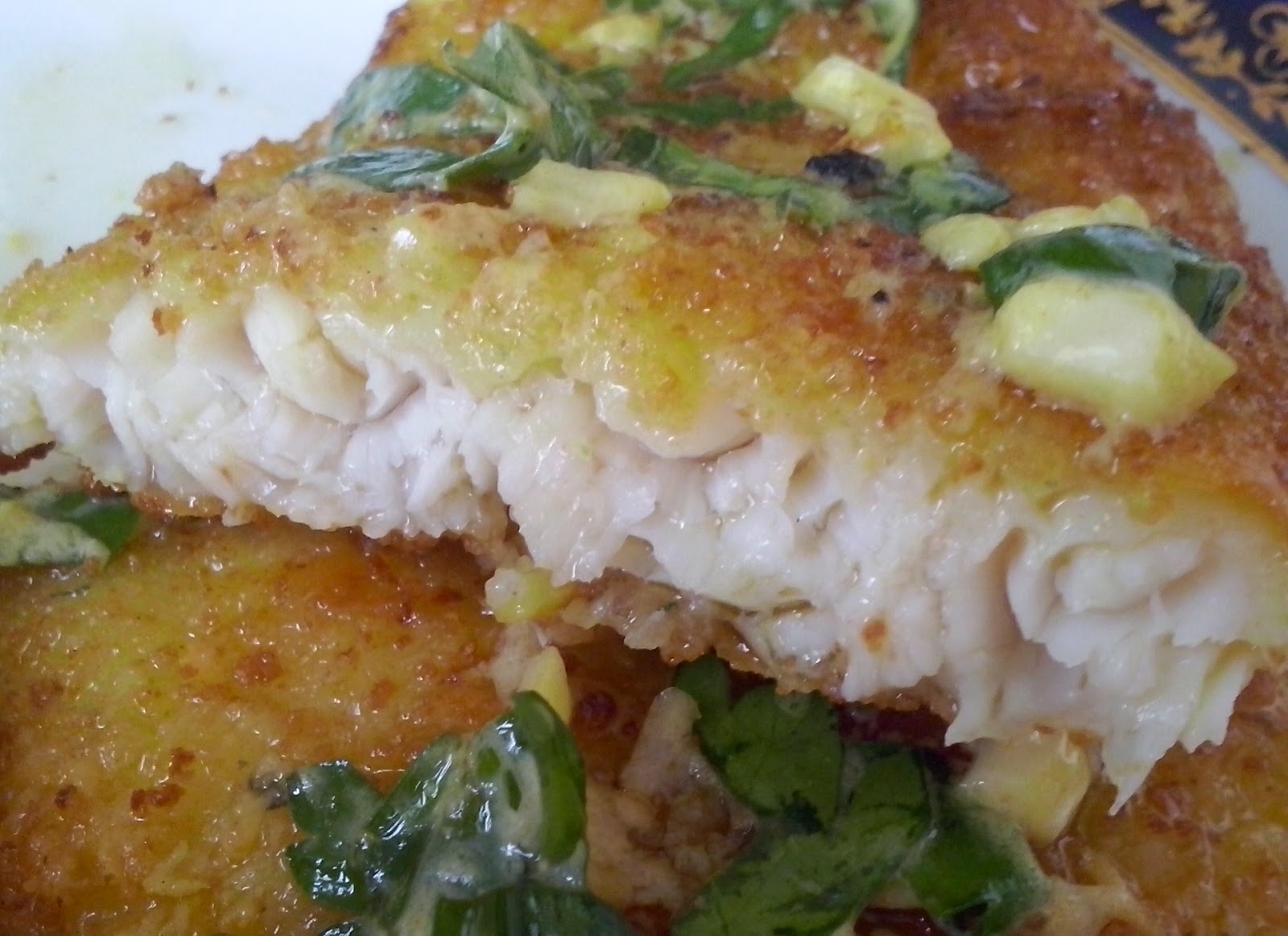 POHOVANI RIBLJI FILE SA POLENTOM - Mamica kuha