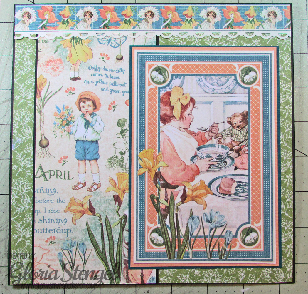 Scraps of Life: 2017 Calendar Folio Series - April