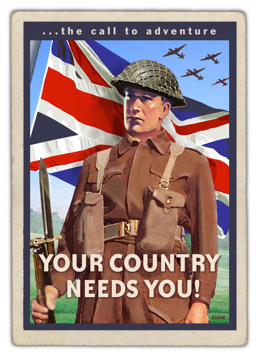 Graham Rawle: THE CARD – Your Country Needs You