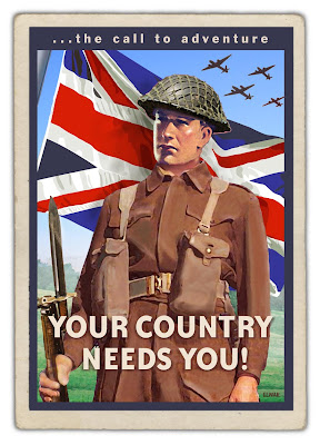Graham Rawle: THE CARD – Your Country Needs You