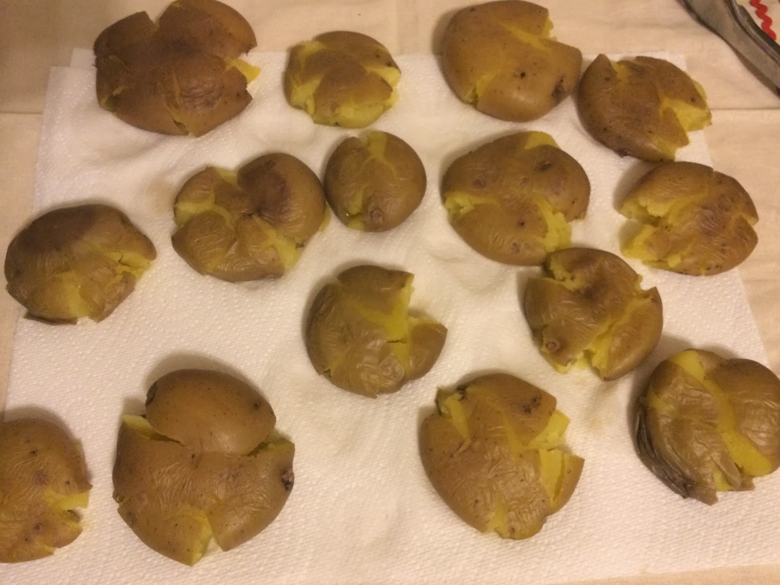 Little Cook in the Big City: Crispy Smashed Roasted Potatoes