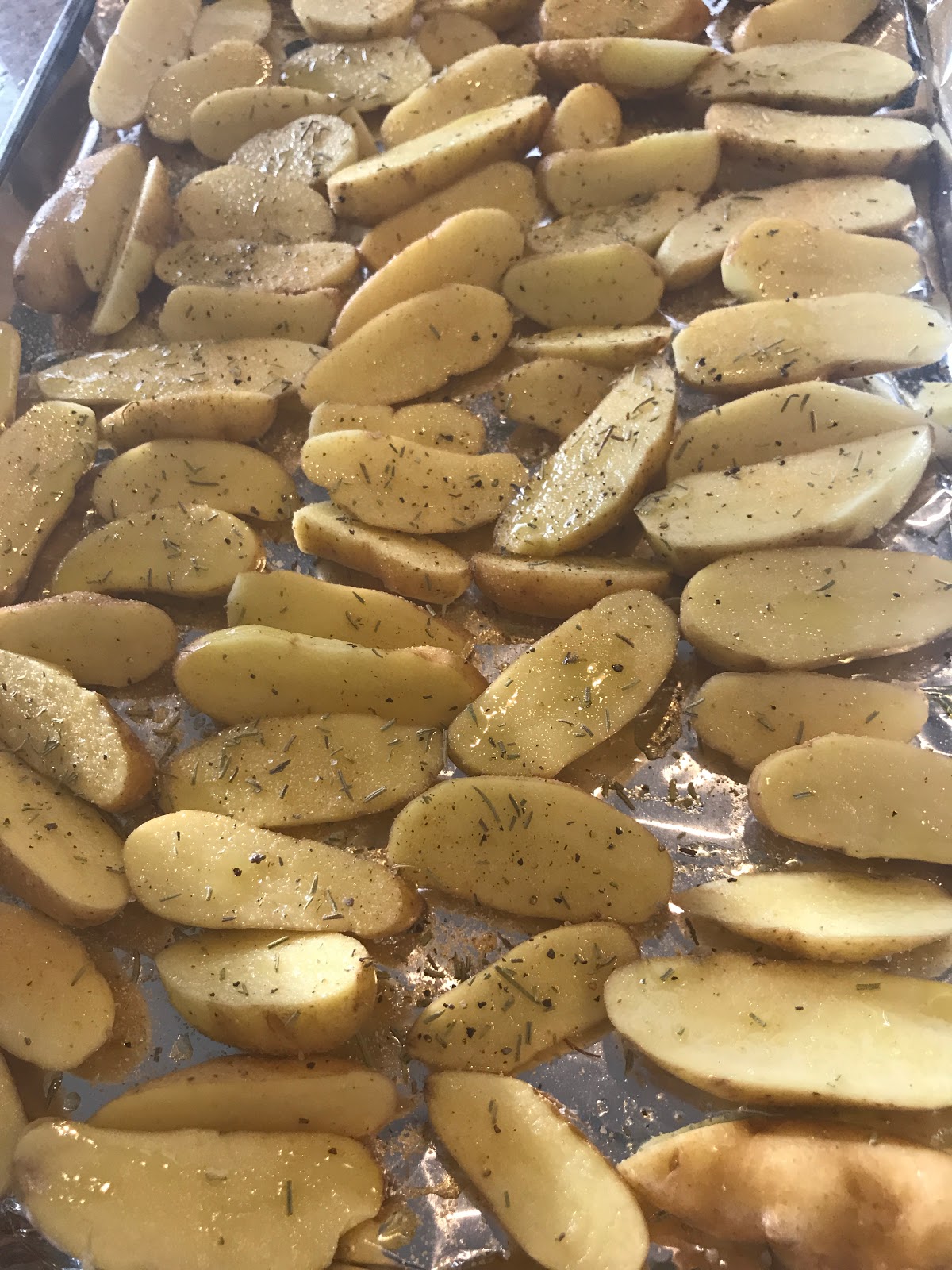 Yum Yum for Dum Dum: Roasted Russian Banana Potatoes or Fingerling Potatoes