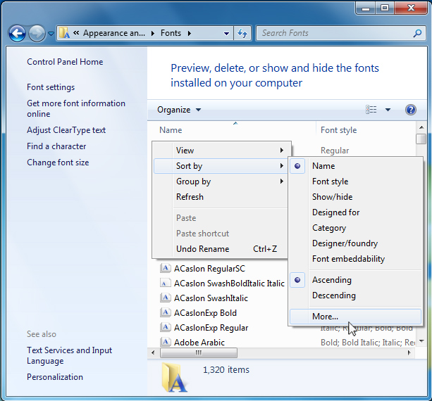 Internet Explorer 9 Type 1 Font Bug, Helvetica IE9 Bug