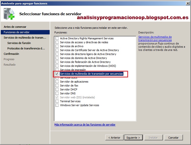 Análisis y Programación: Instalación y configuración de un servidor de ...