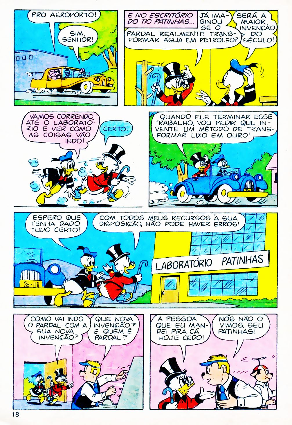 A GALERIA DOS QUADRINHOS: Professor Pardal