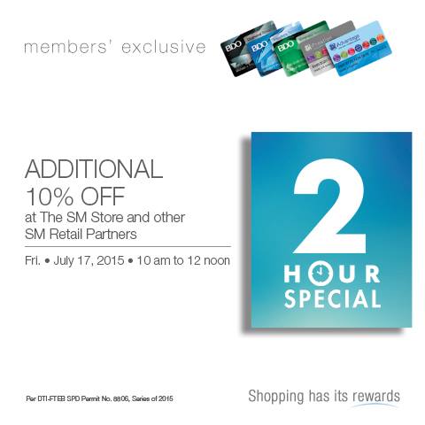 Manila Shopper: SM Stores' 3-day SALE: July 17-19 2015