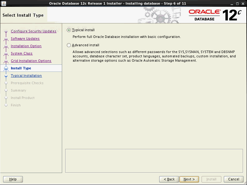 Dbahub Installing Oracle12c Software And Creating A Database On Linux Basic Installation