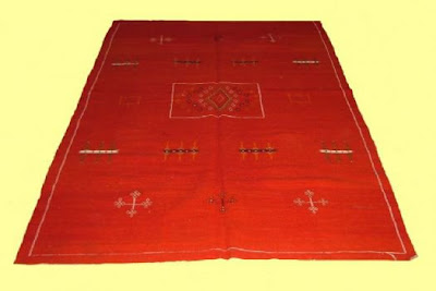 Super tapis marocain rouge | Tapis marocains